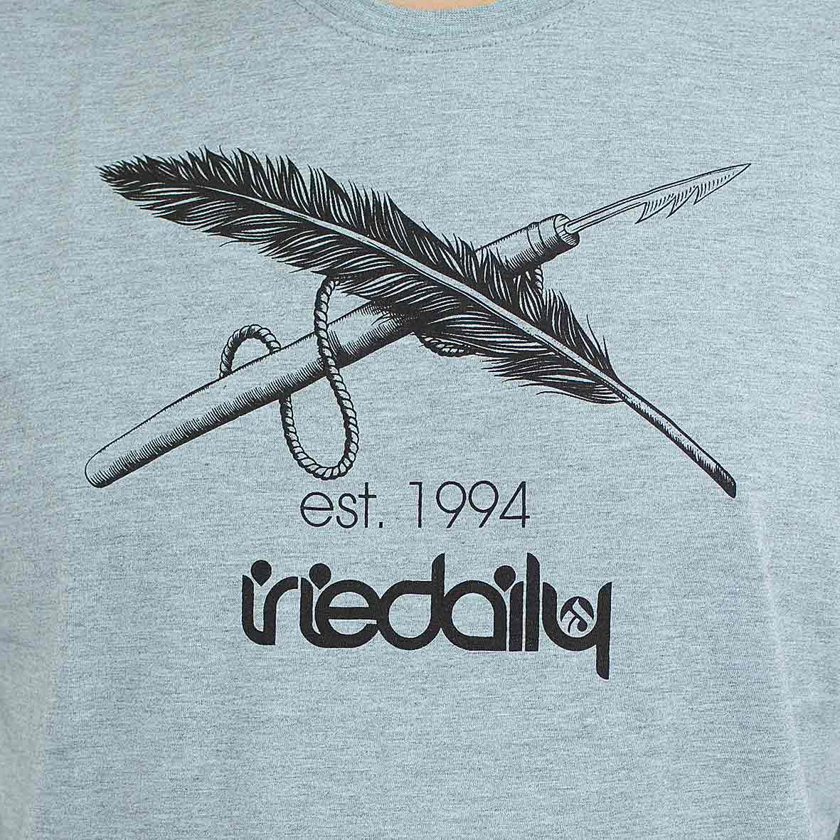 Iriedaily T-Shirt Harpoon Flag mintgrau - hier bestellen!