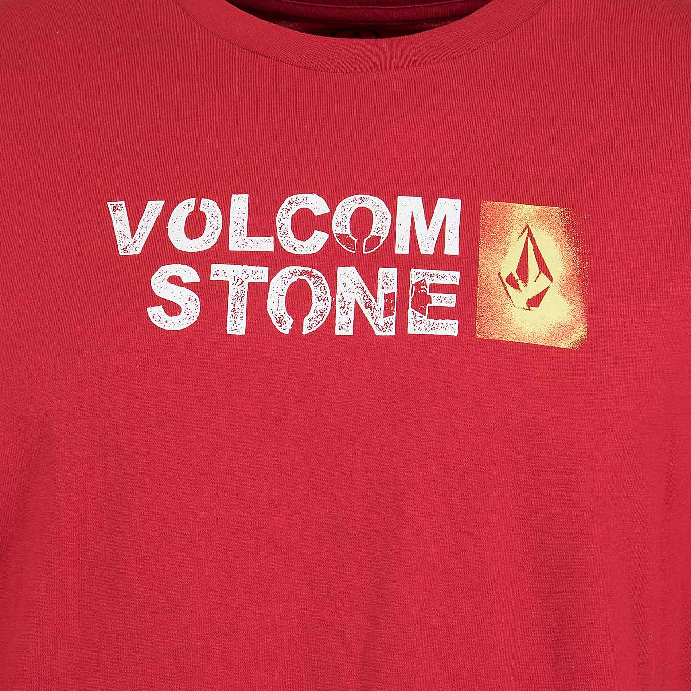 Volcom T-Shirt Stence rot - hier bestellen!