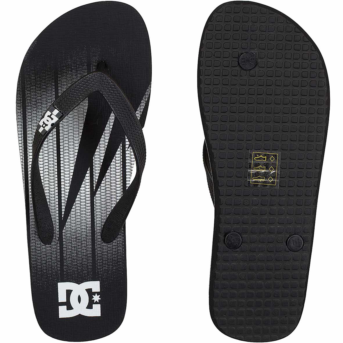 DC Shoes Flip-Flop Spray Graffik schwarz/graf - hier bestellen!
