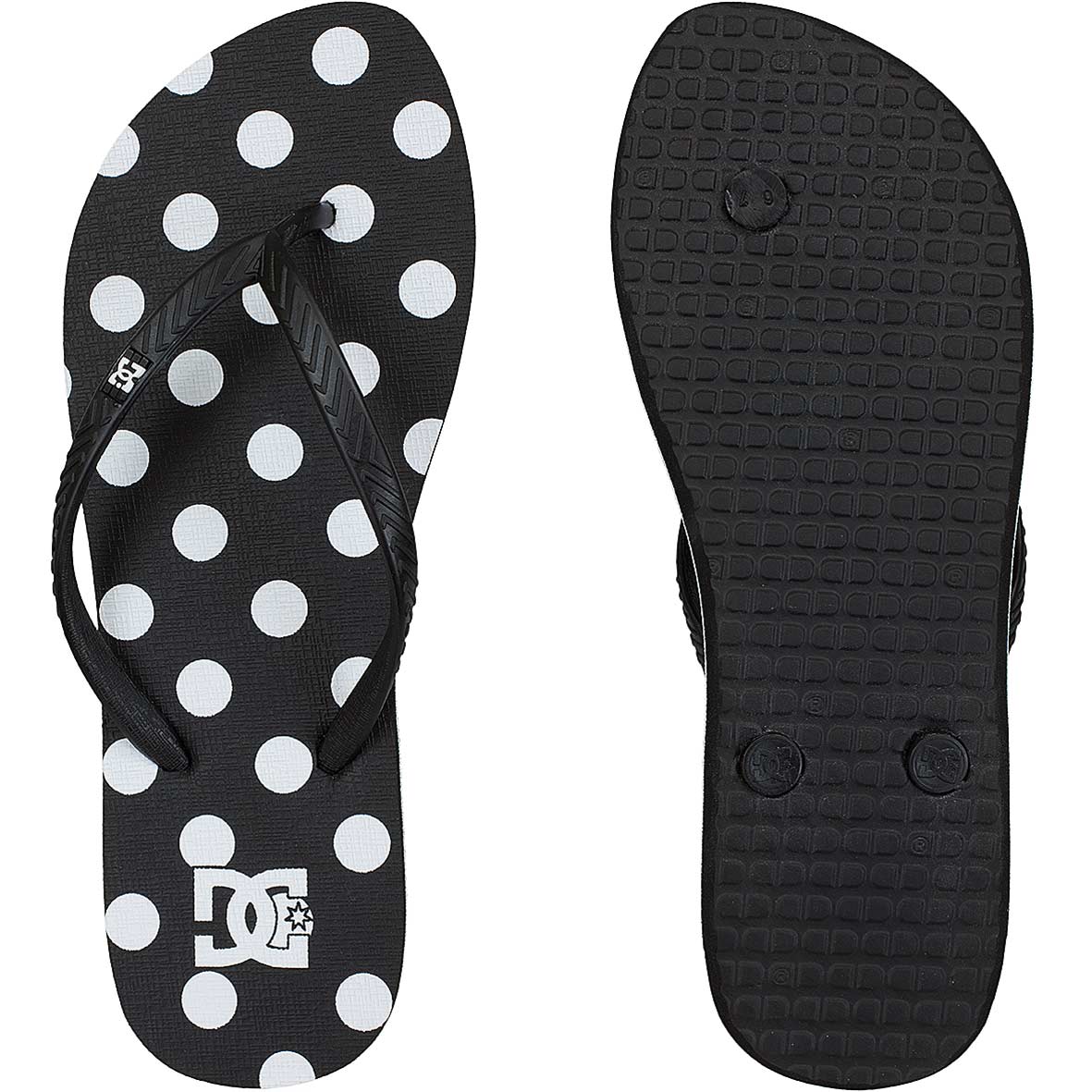 DC Shoes Damen Flip-Flop Spray Graffik schwarz/weiß - hier bestellen!