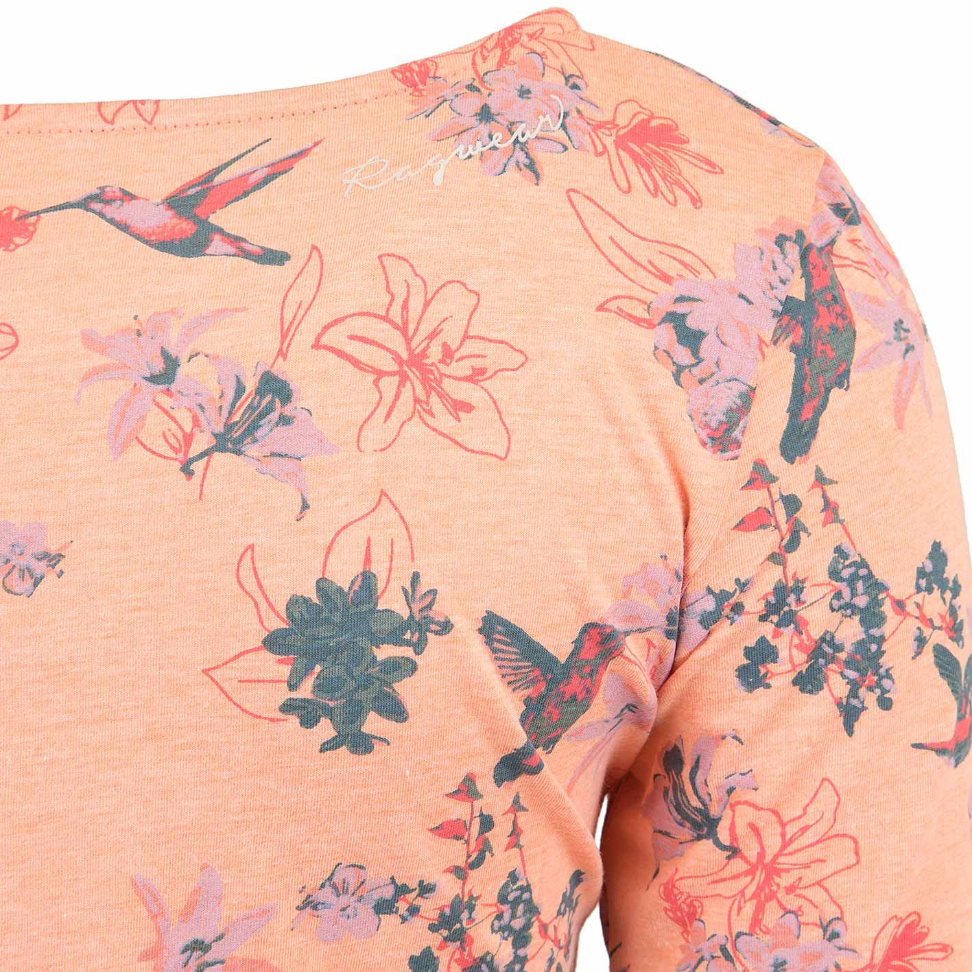 Ragwear Kleid Tanya Flowers E orange - hier bestellen!