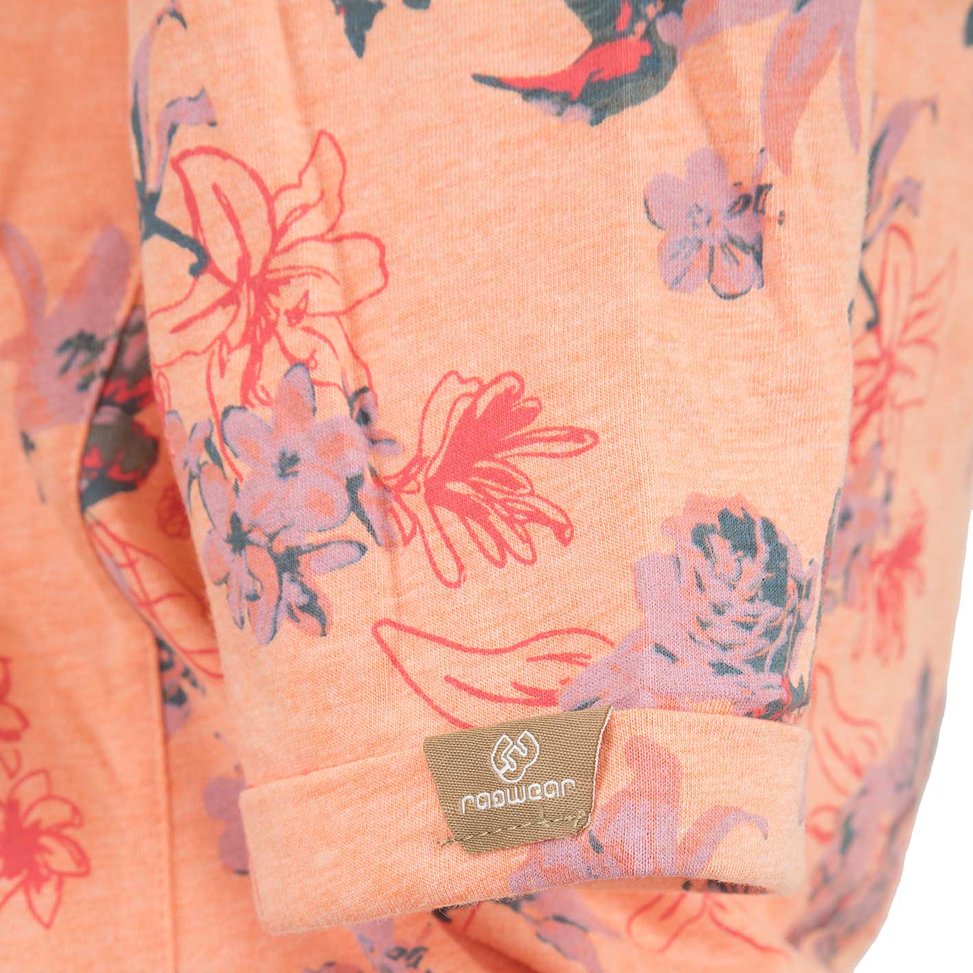 Ragwear Kleid Tanya Flowers E orange - hier bestellen!